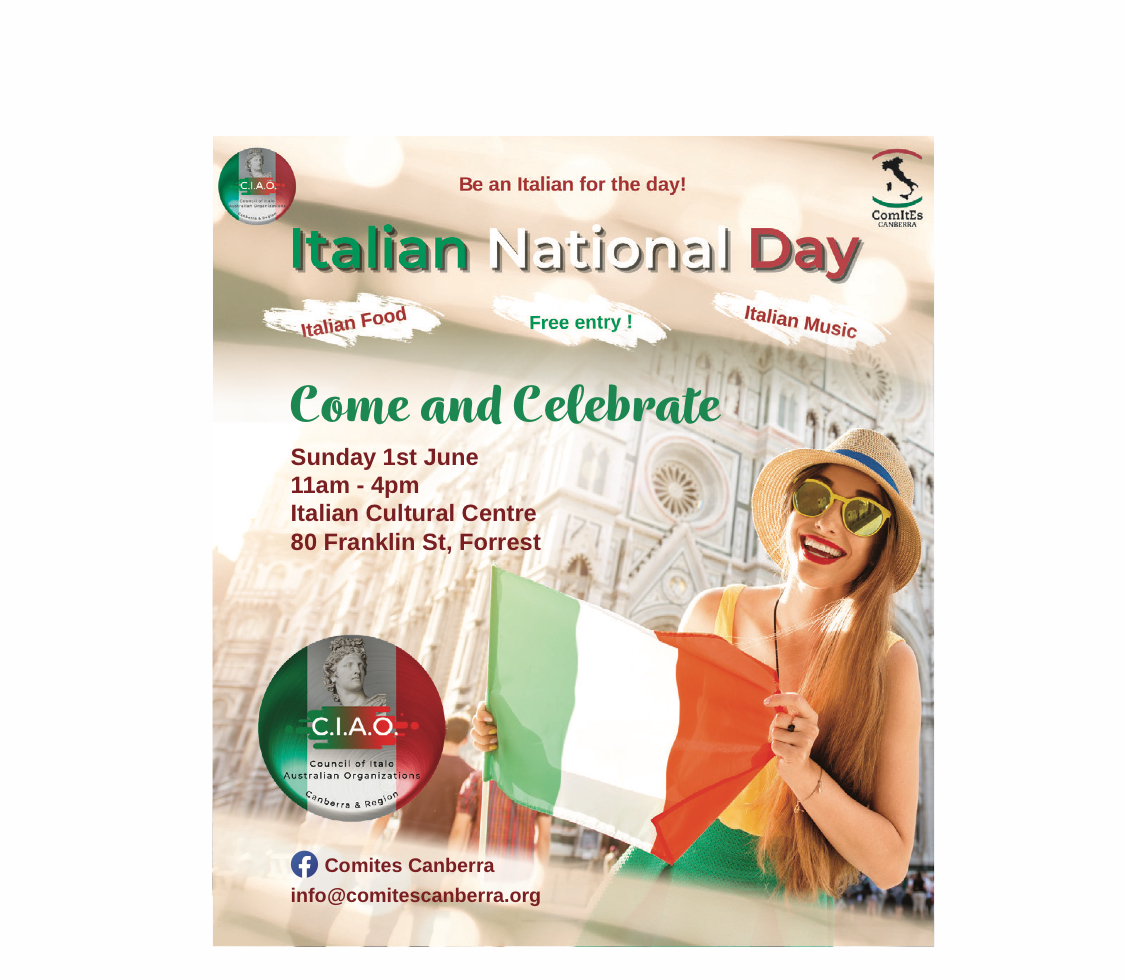 Italian National Day - Ginninderry Community Switch | Ginninderry ...