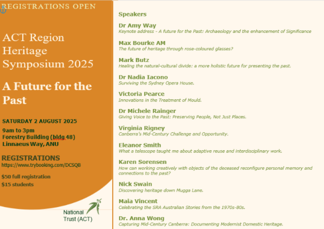ACT Region 2025 Heritage Symposium - Ginninderry Community Switch ...